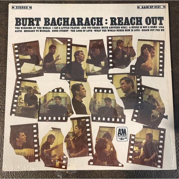 Media | Burt Bacharach Reach Out Lp Record Album Vinyl Sp 4131 Gw Up ...